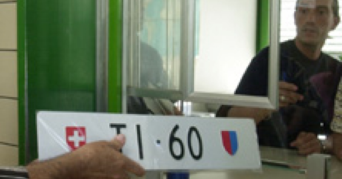 Nuovo elenco targhe: 100 mila cambiamenti - Ticinonline