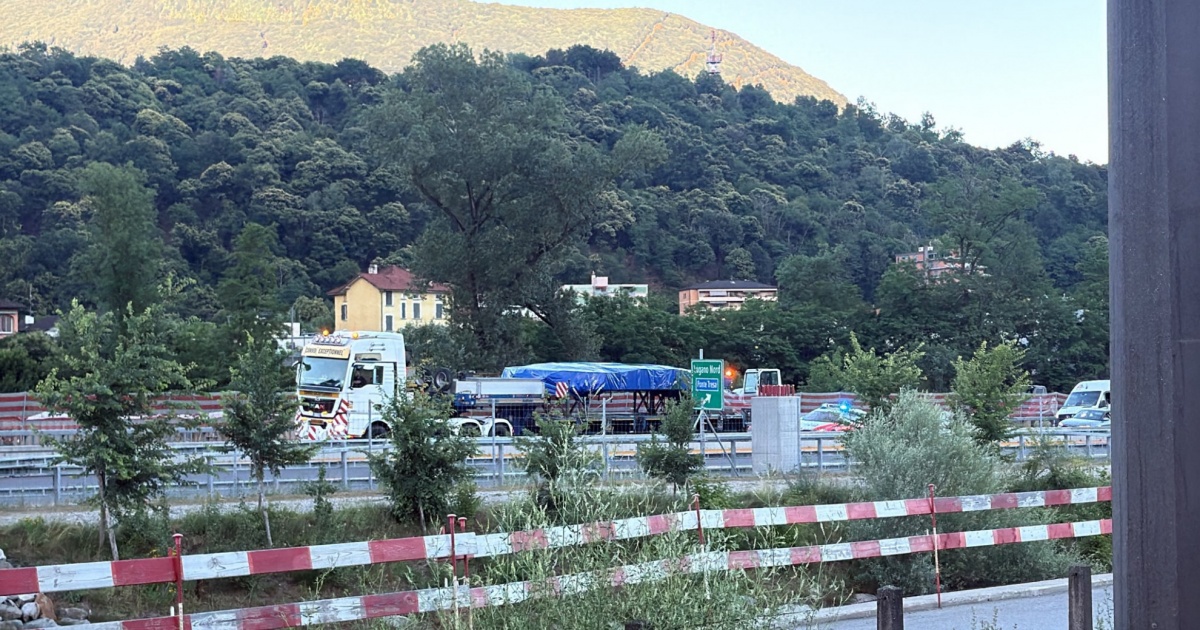 Due camion fermi dopo entrata Lugano nord - Ticinonline